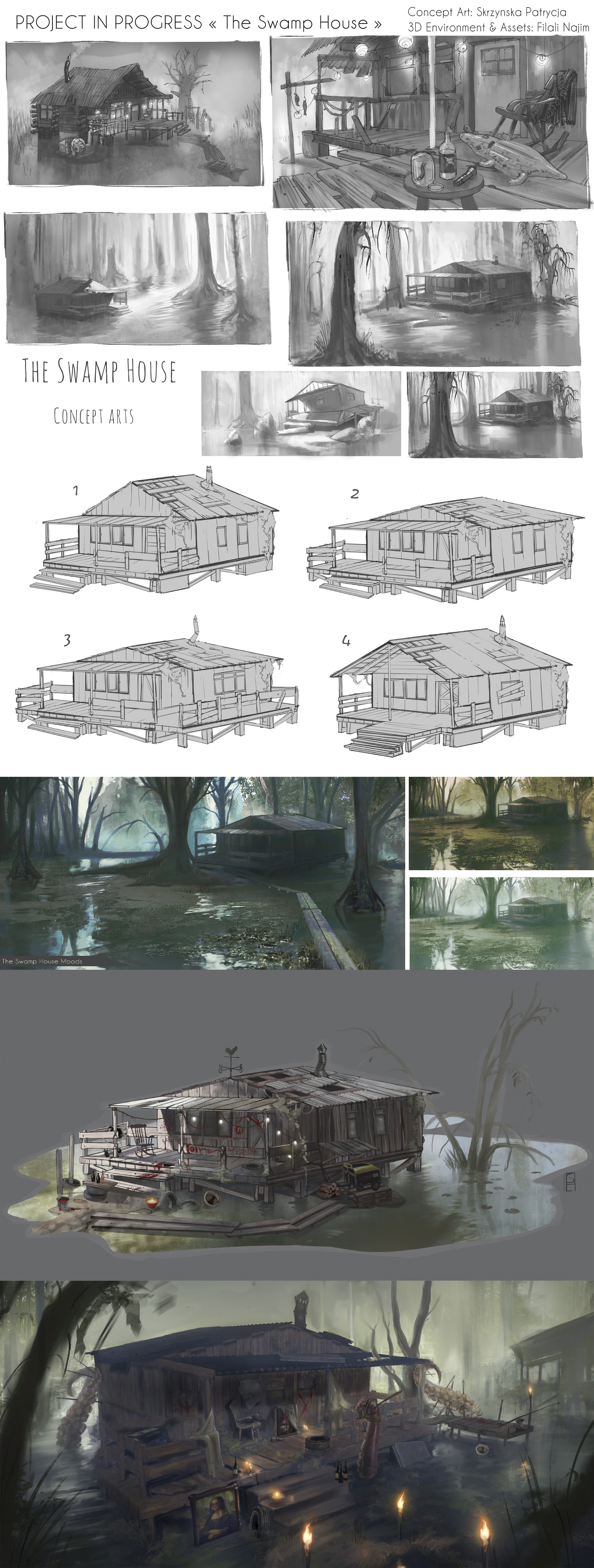 ArtStation - The Swamp House