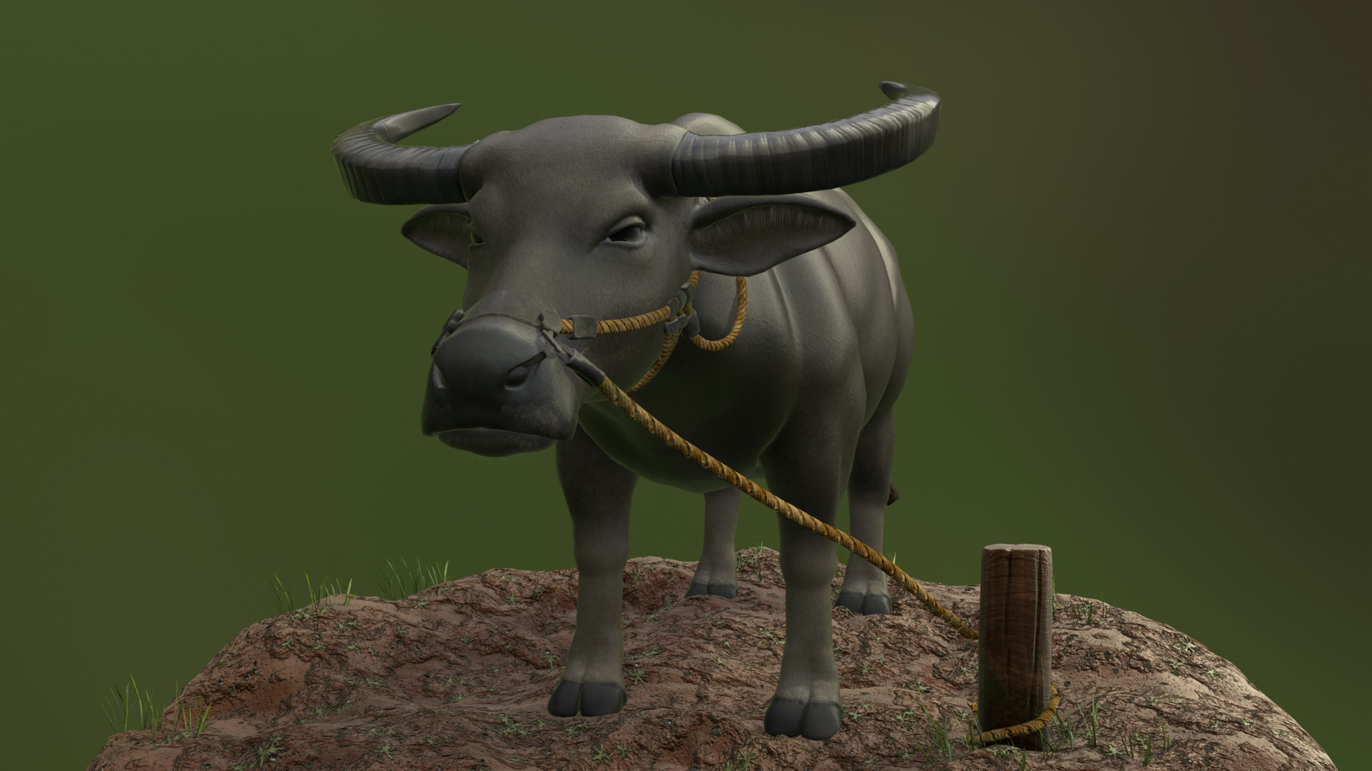ArtStation - Water buffalo