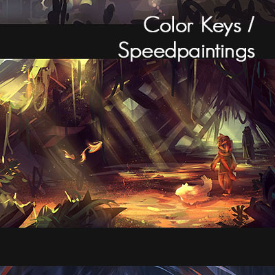 ArtStation - Color Keys / Speedpaintings