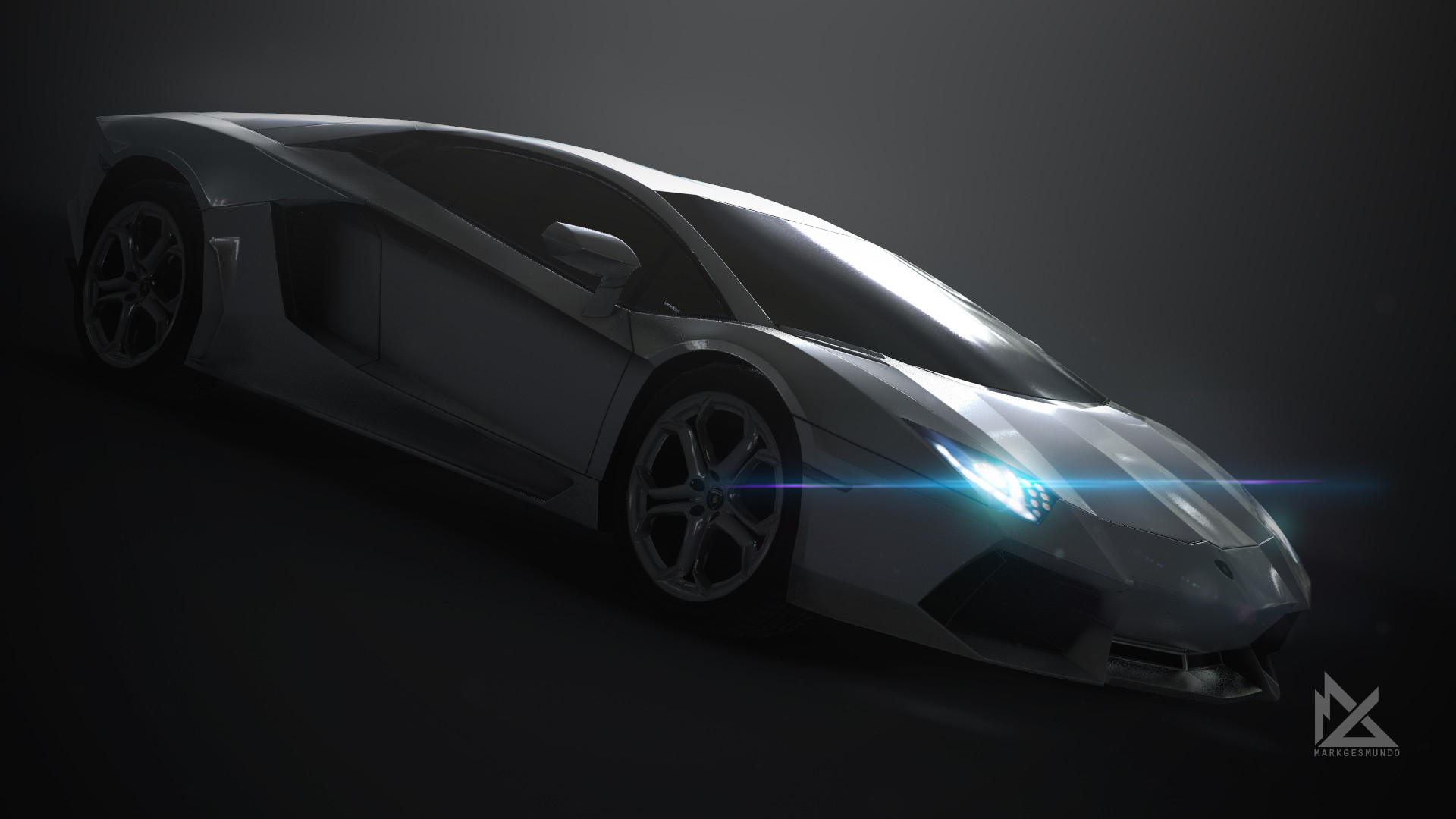 ArtStation - 2XL Street Racing (Mobile Game) - Lamborghini Aventador