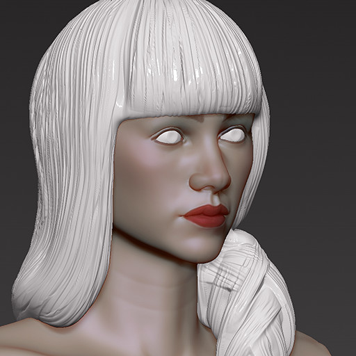 ArtStation - Girl Face Speed Sculpt