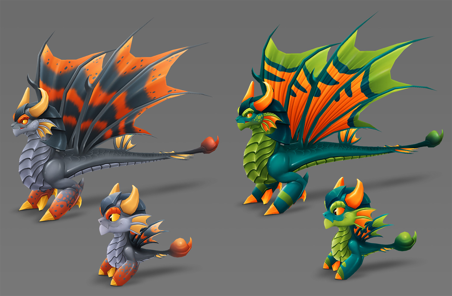 ArtStation - Scorpio Dragons