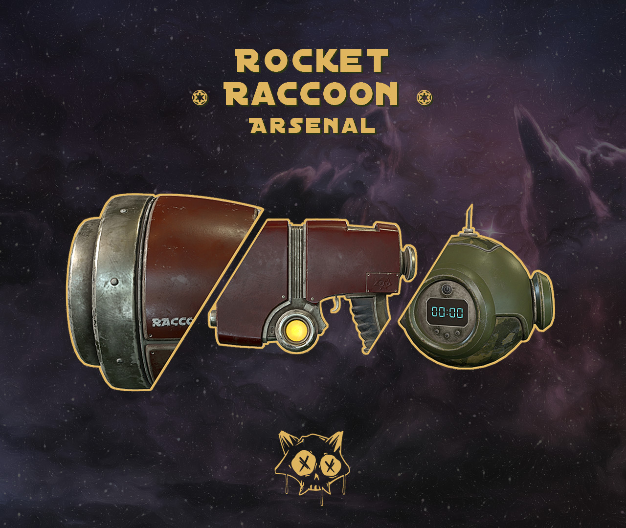 ArtStation - Rocket Raccoon Arsenal