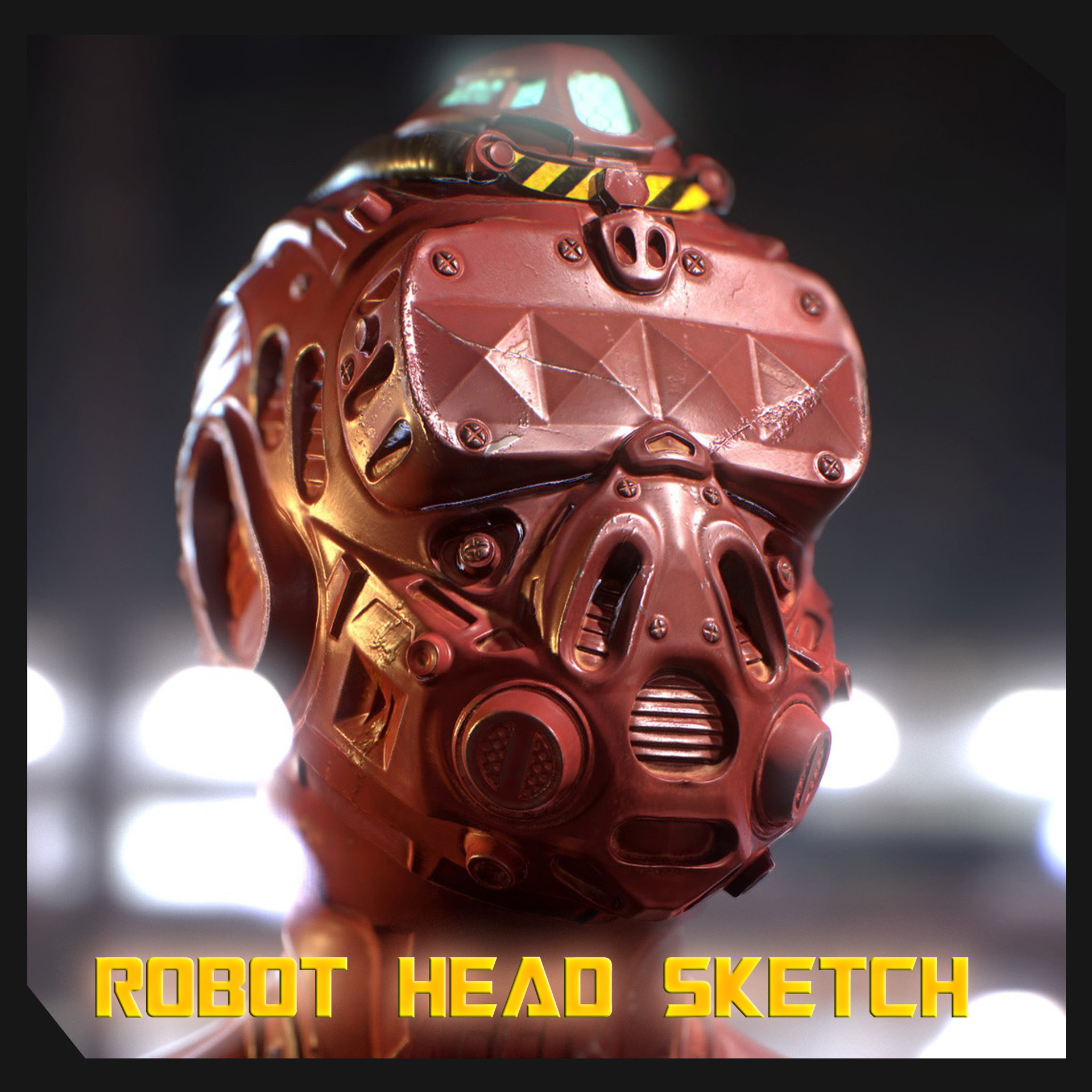 ArtStation - Cyborg Head Final Textured Version