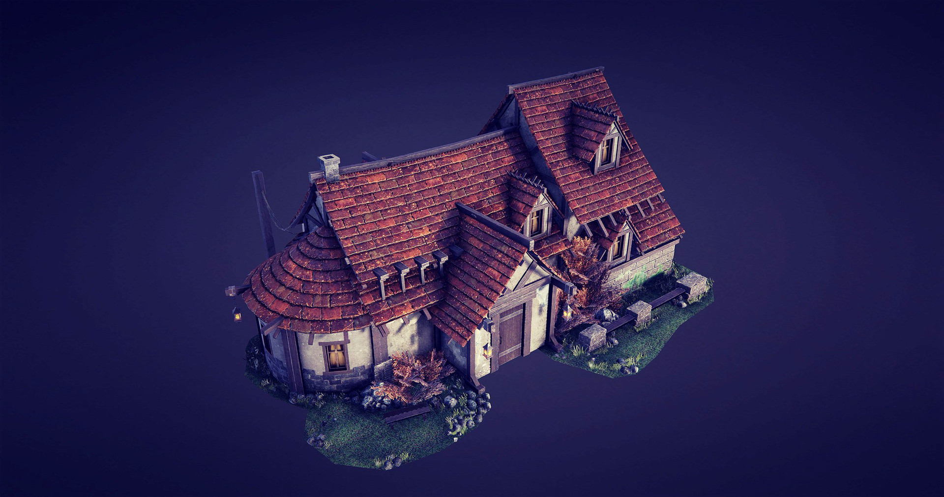ArtStation - Medieval house environment