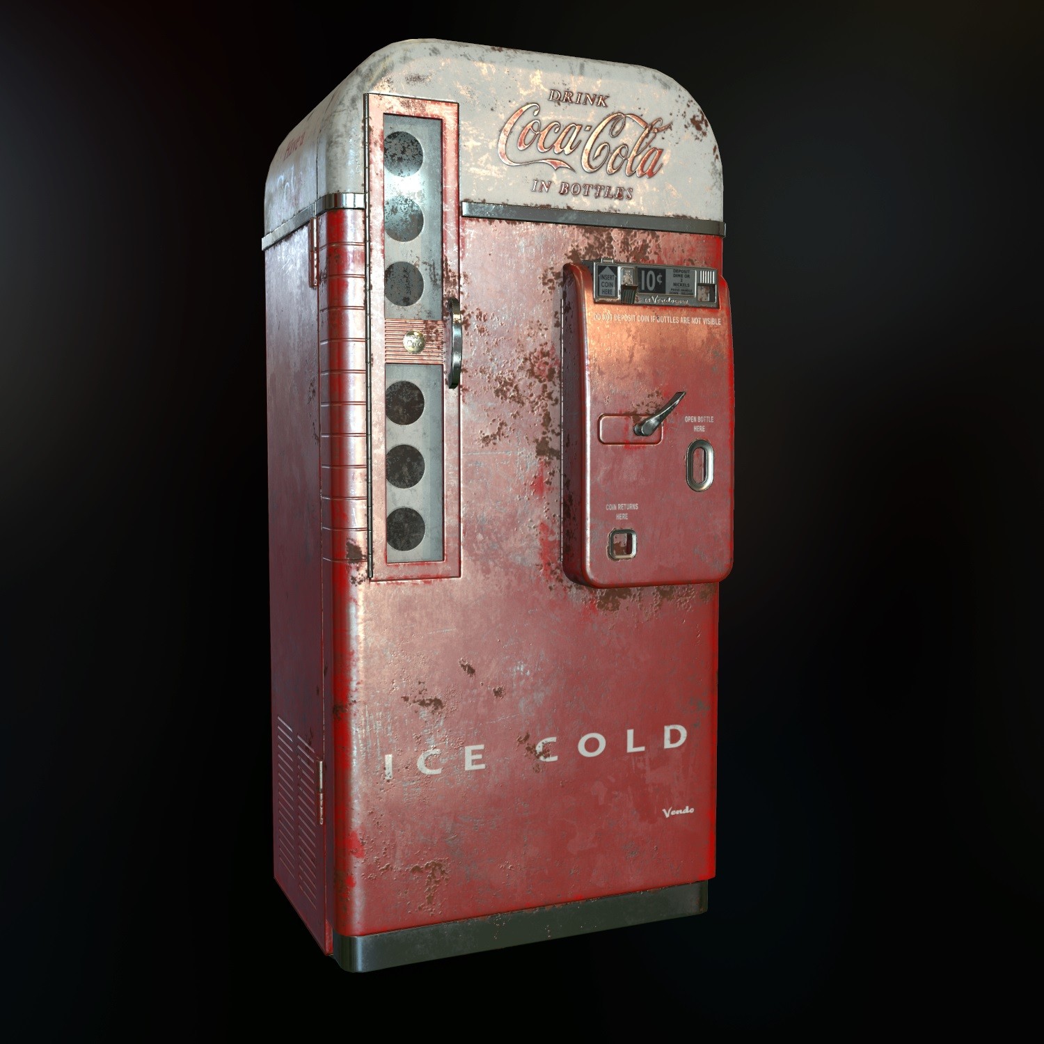 ArtStation - 50's Coca-Cola Machine