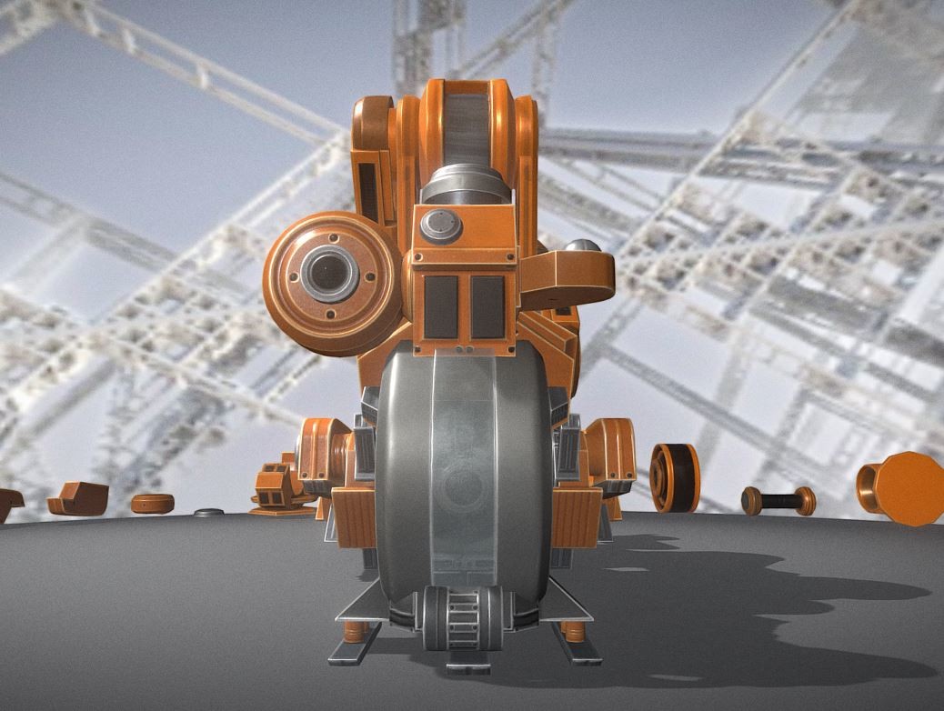 ArtStation - The Walking Mech Neck