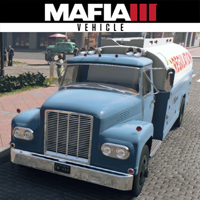 ArtStation - Truck Cistern for Mafia 3 game