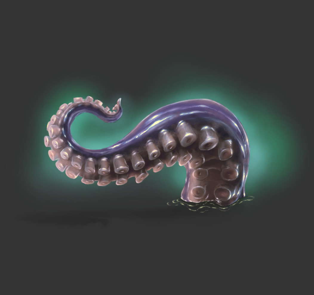 ArtStation - Study Octopus Digital Painting