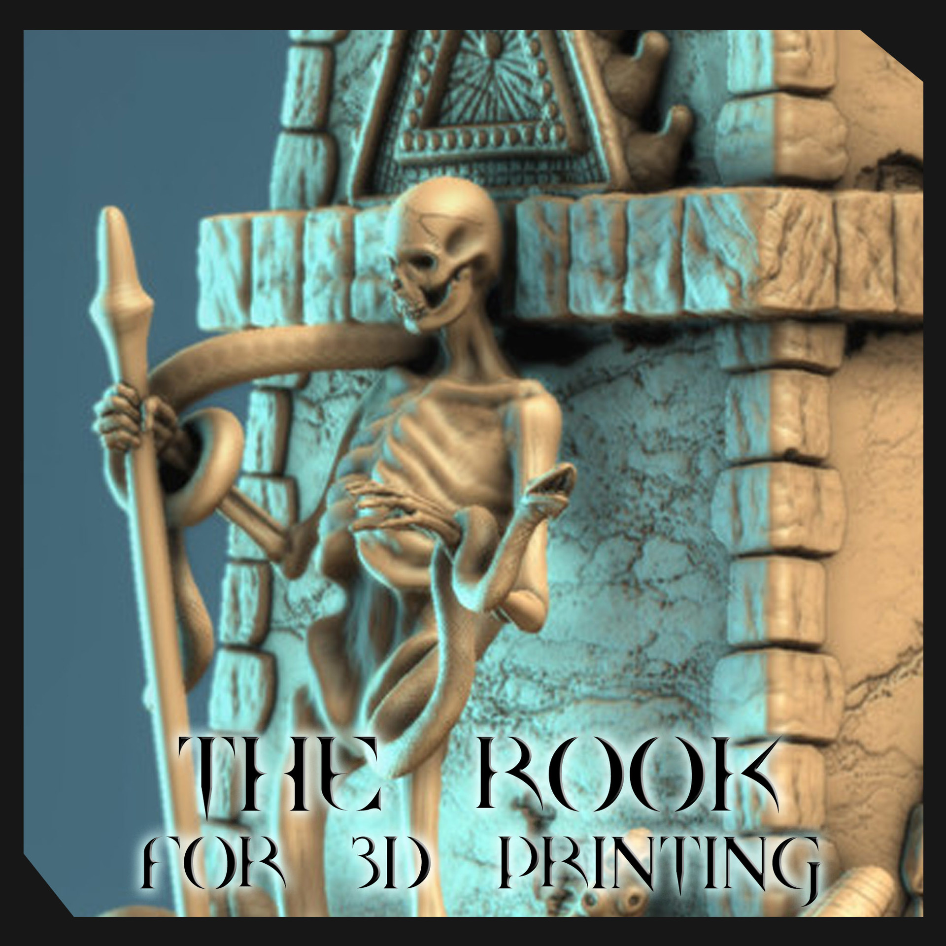 ArtStation - Cthulhu Chess Set: The Rook By Sergio Mengual