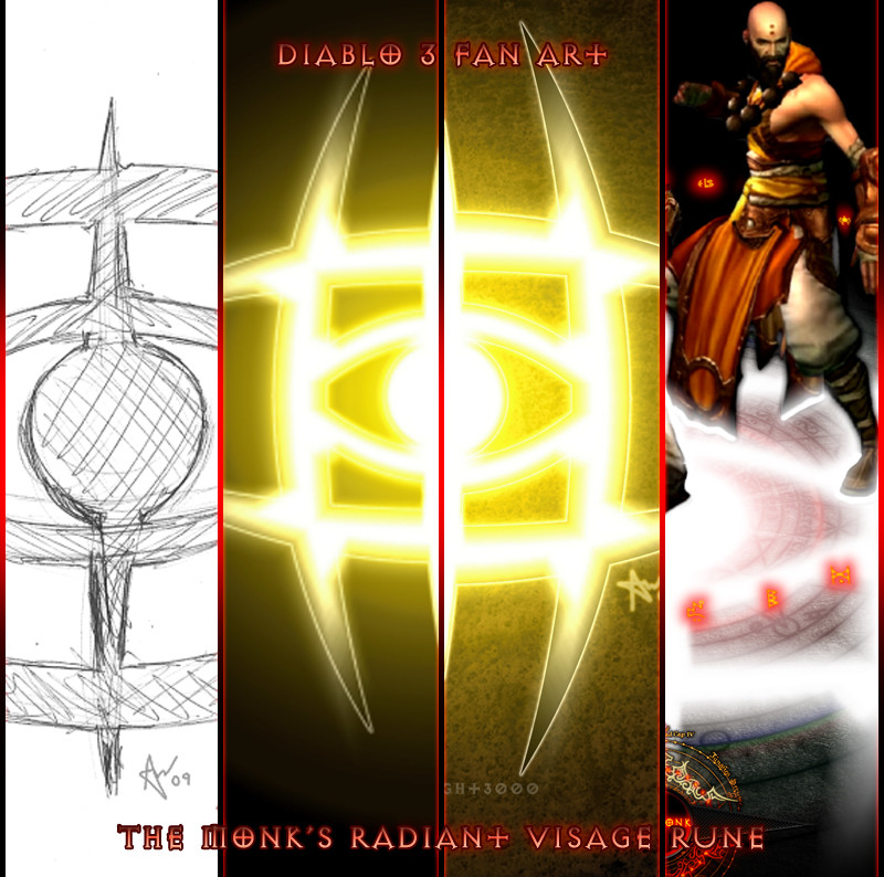 ArtStation - Monk Rune Fan Art #2: Radiant Visage Rune