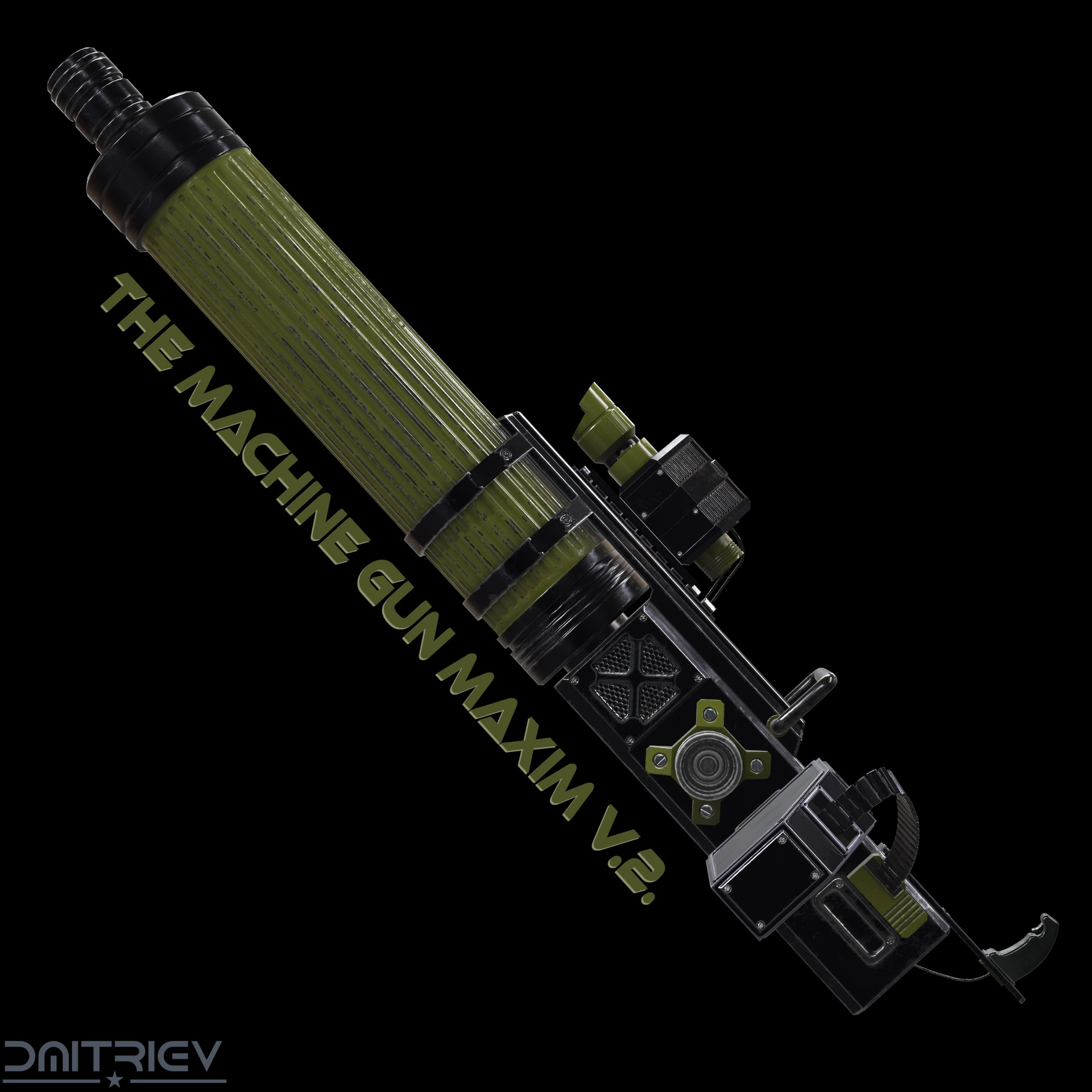 ArtStation - The Machine Gun Maxim v.2., Evgeniy Dmitriev