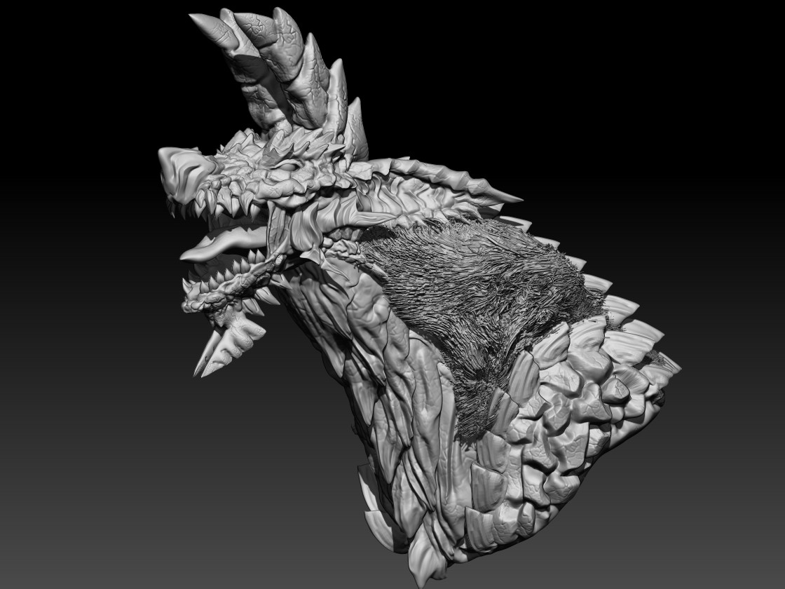 ArtStation - Dragon Bust