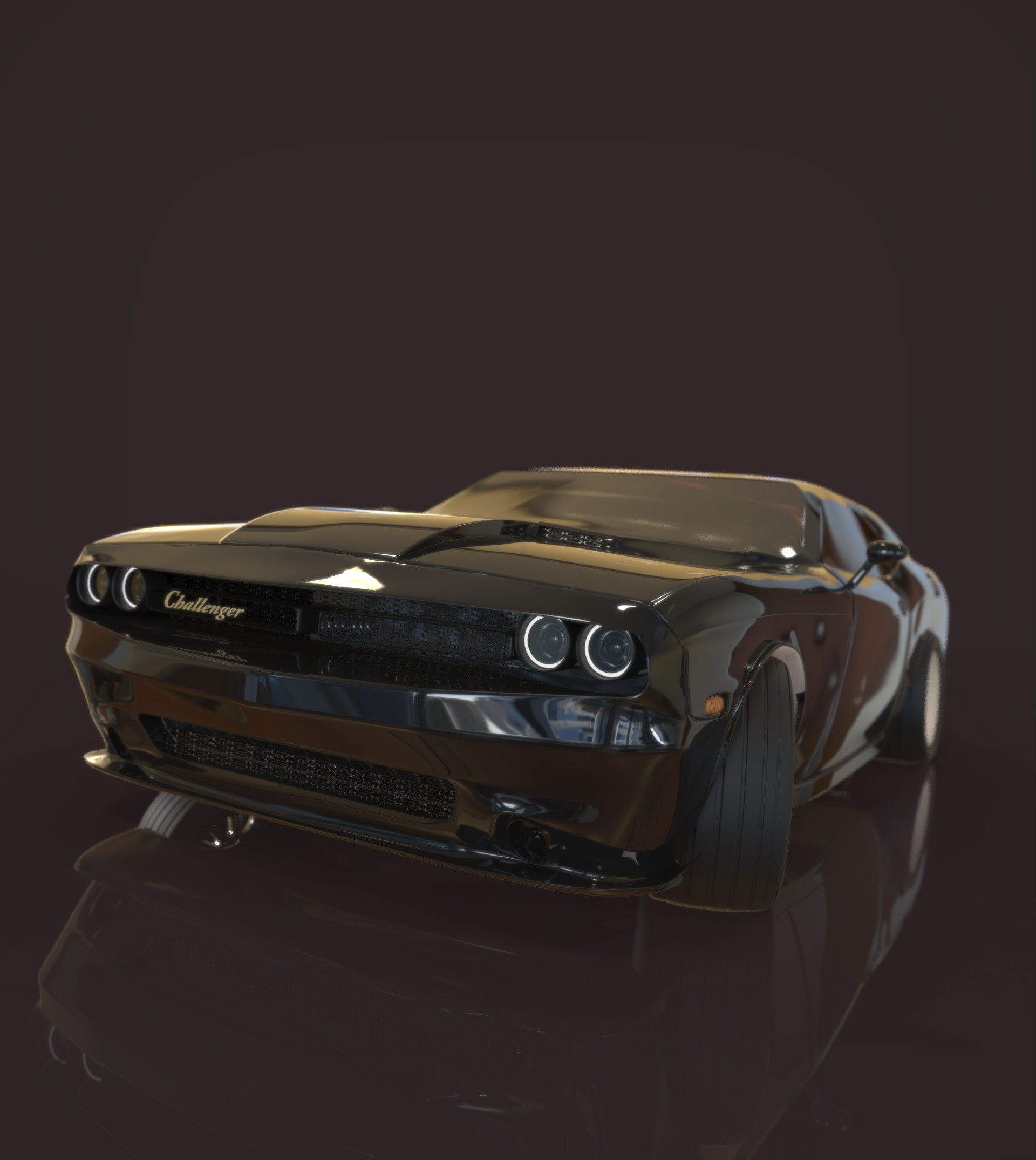 ArtStation - Dodge Challenger