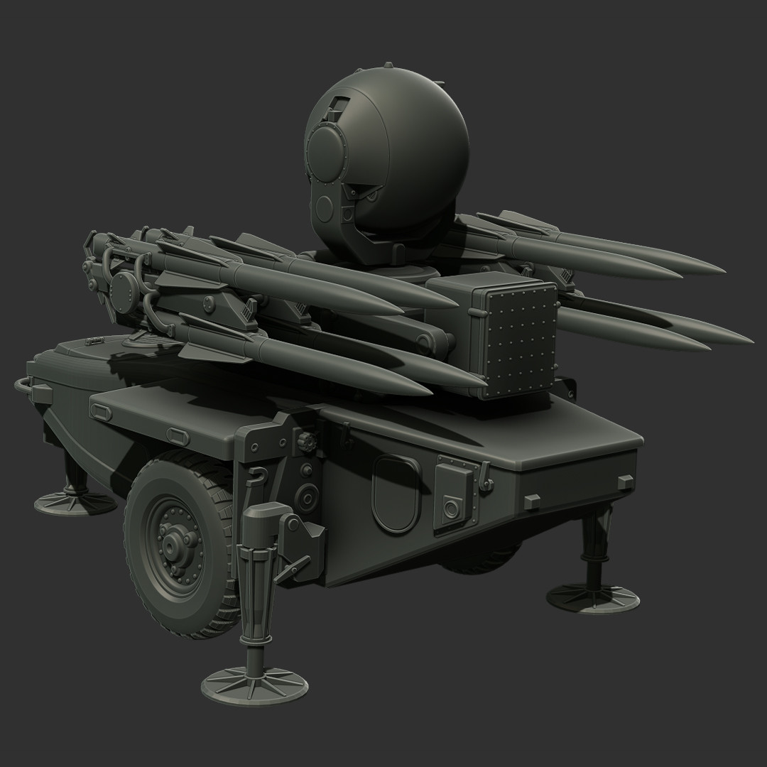 ArtStation - Rapier Missle Launcher - (WIP)
