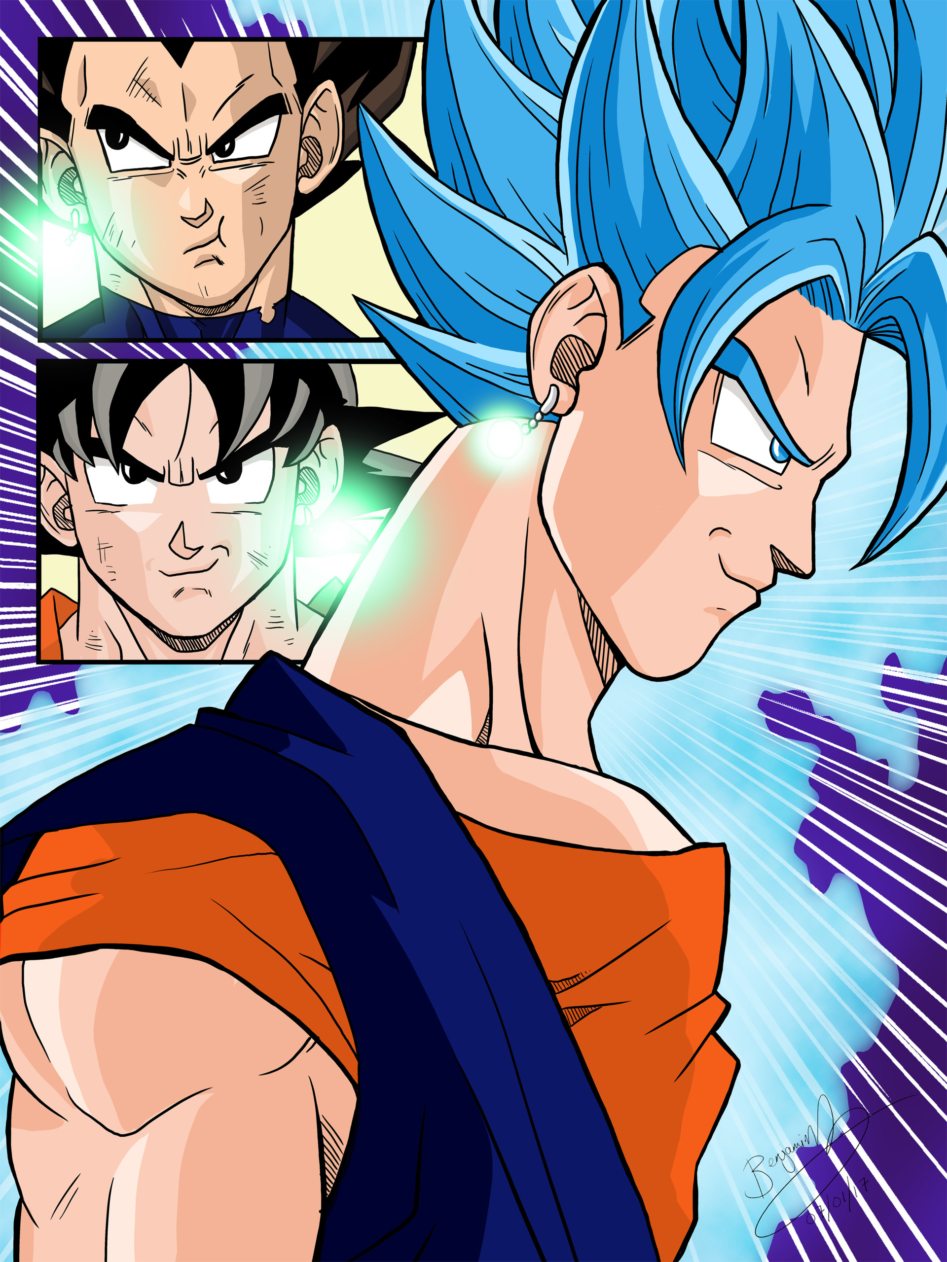 ArtStation - Miracle Warrior Blue