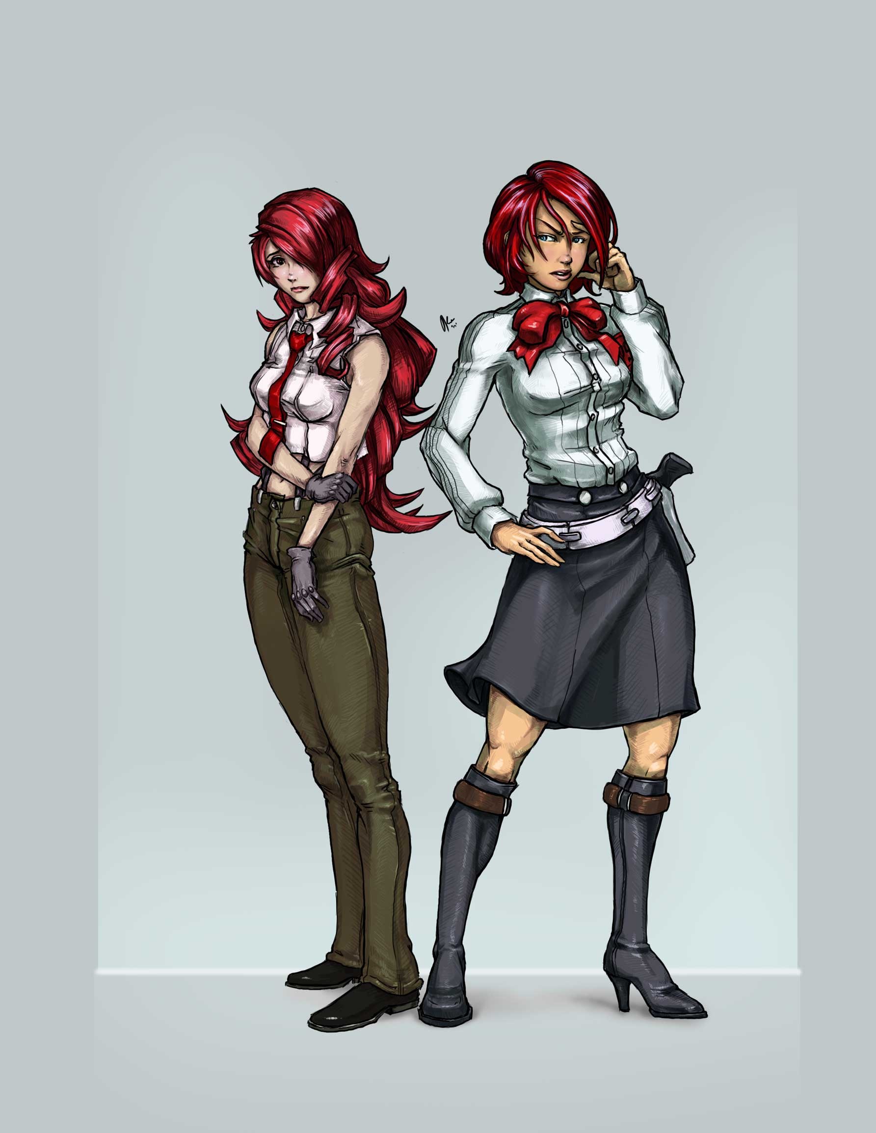 Odom Keo - Mitsuru and Vanessa clothes swap.
