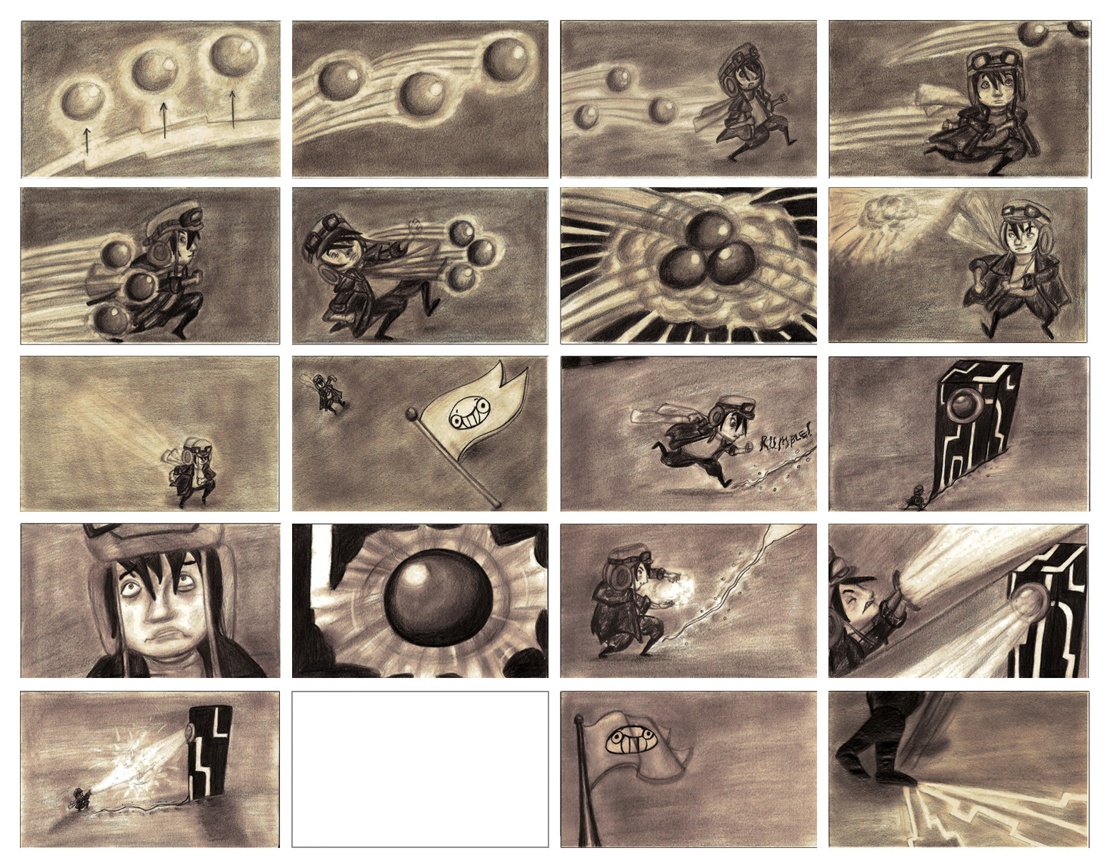 ArtStation - Production Storyboards and Turnaround Model Sheet