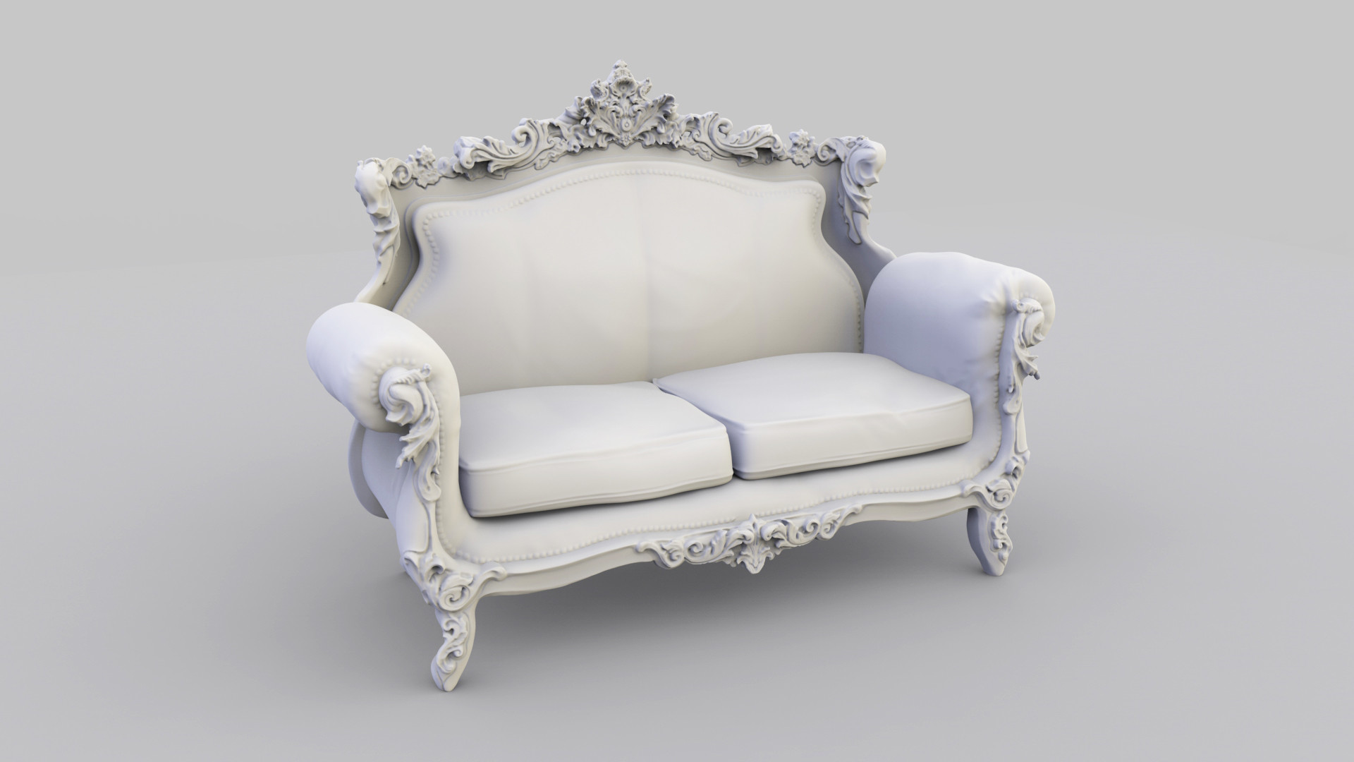 ArtStation - Rococo Couch