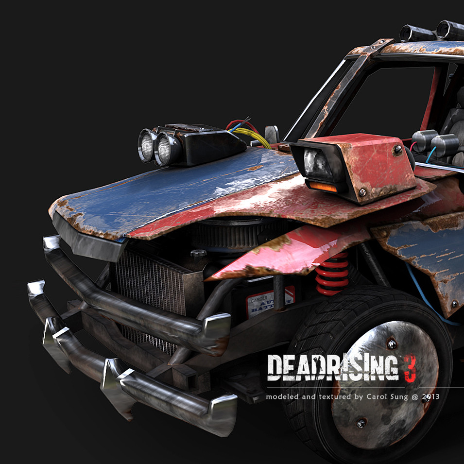 ArtStation - Dead Rising 3 - Junk Car