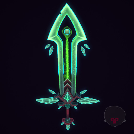 ArtStation - Galaxy's Light Crystal Greatsword