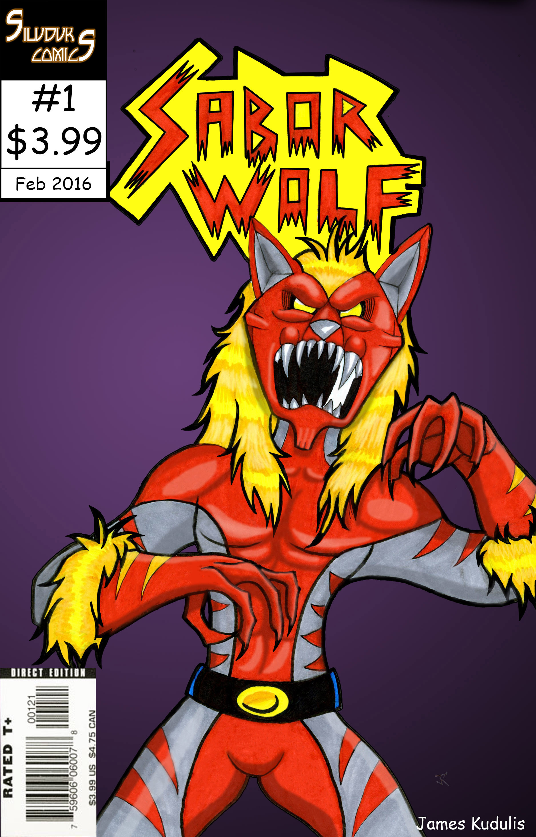 ArtStation - Sabor Wolf Comic cover