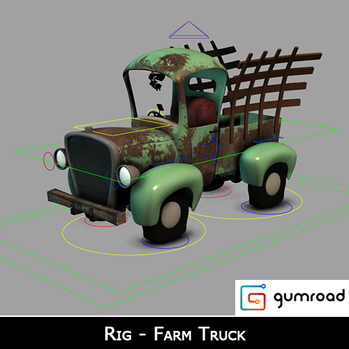 ArtStation - Rig - Farm Truck