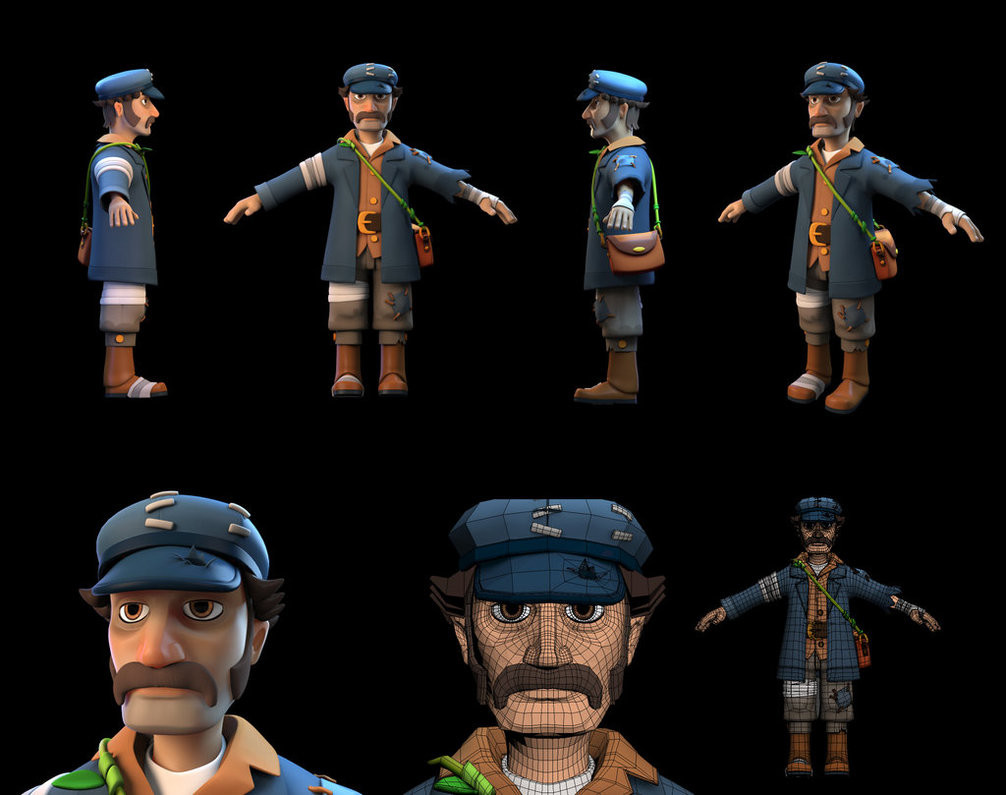 ArtStation - 3D characters for mobile game