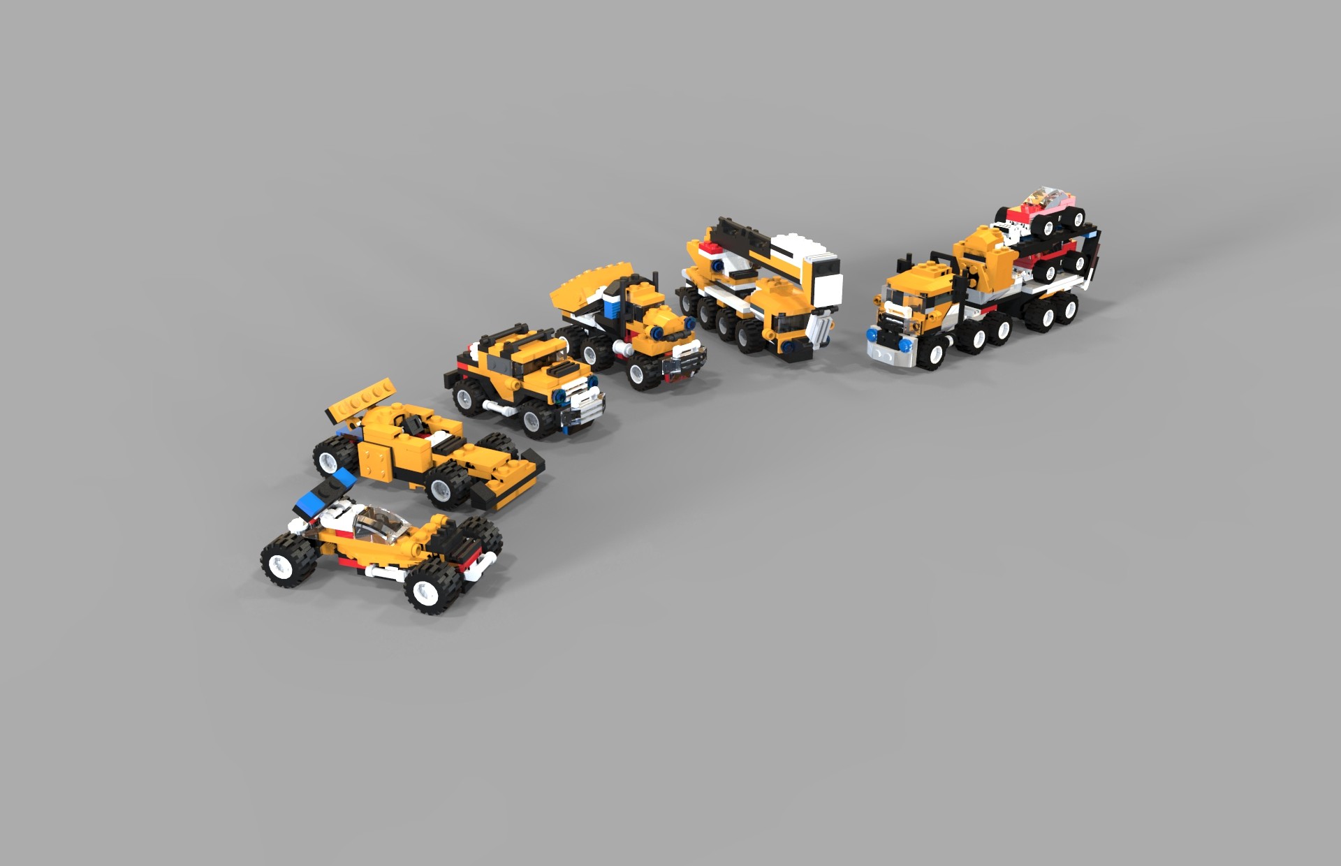 ArtStation - Lego car pack