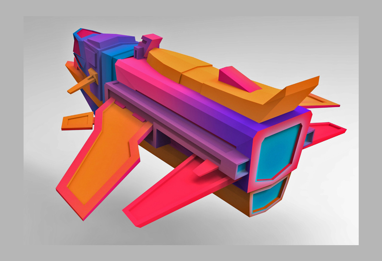 ArtStation - Lowpoly_Spaceships_Modeling