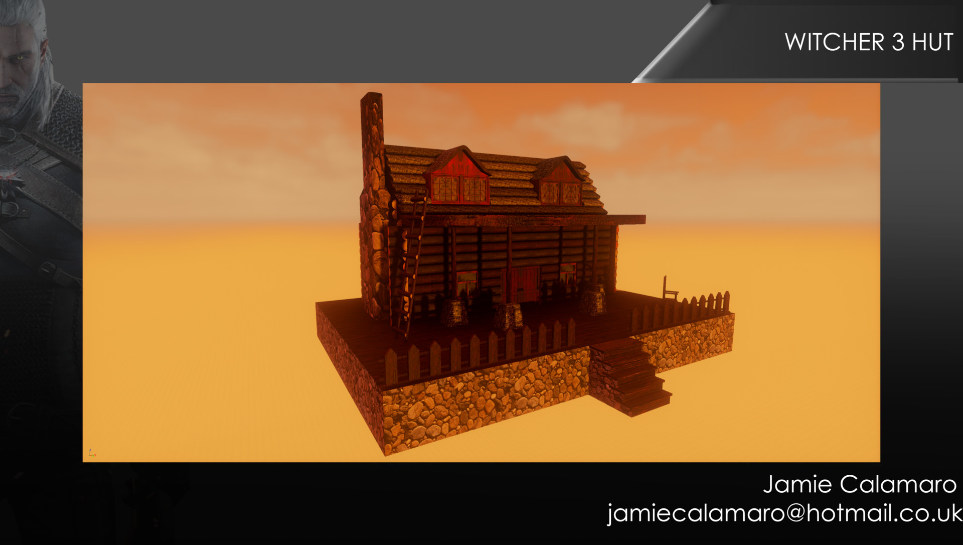 ArtStation - Witcher 3 Hut