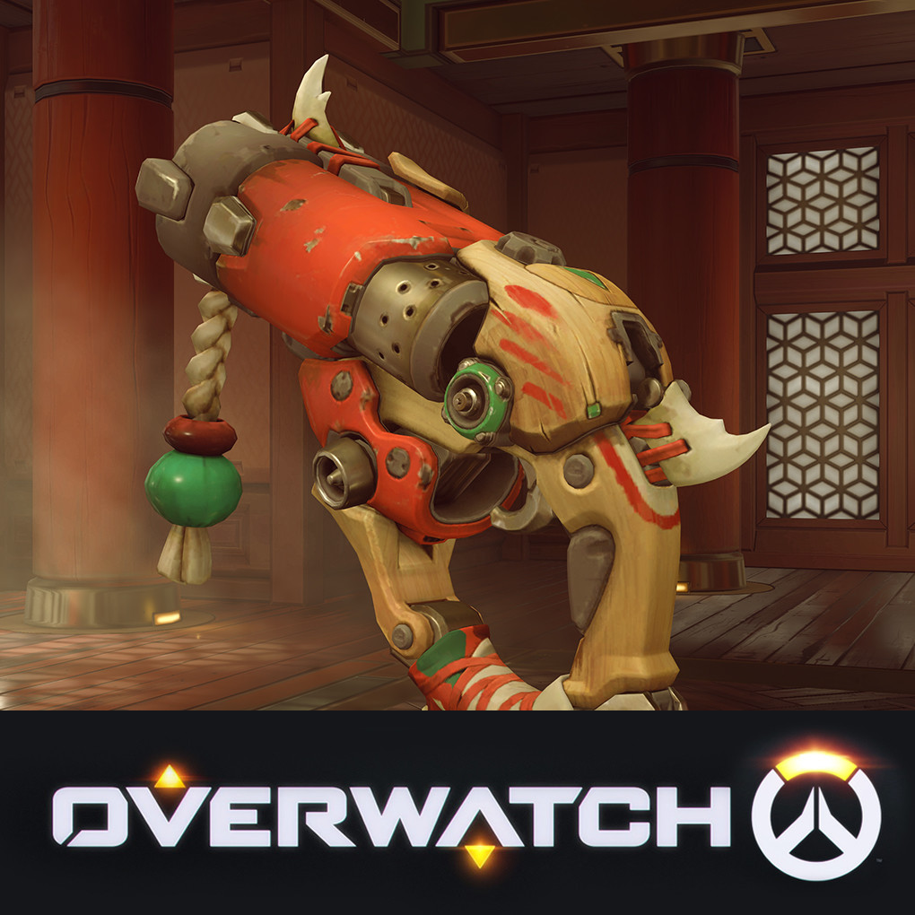 ArtStation - OVERWATCH - Roadhog ‘Tao’ Weapon Skin