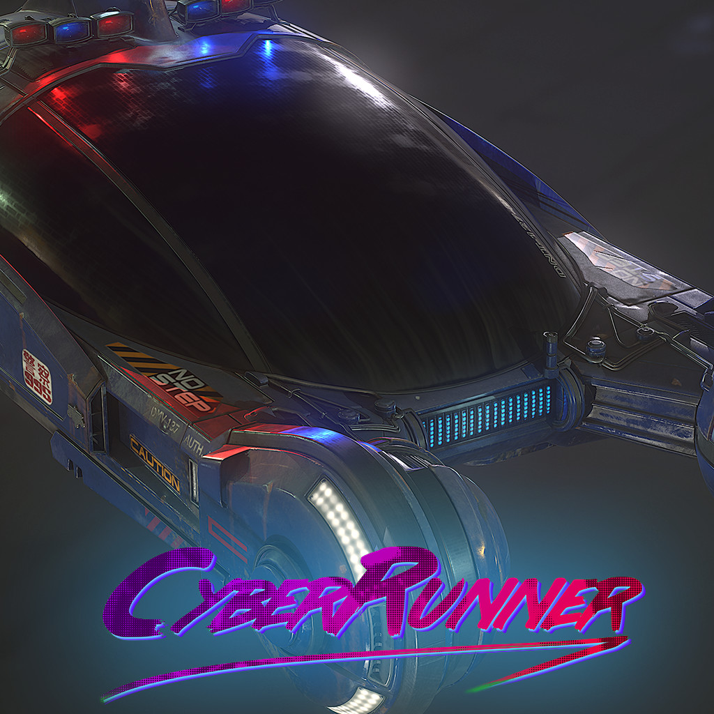 ArtStation - CyberRunner Police Spinner
