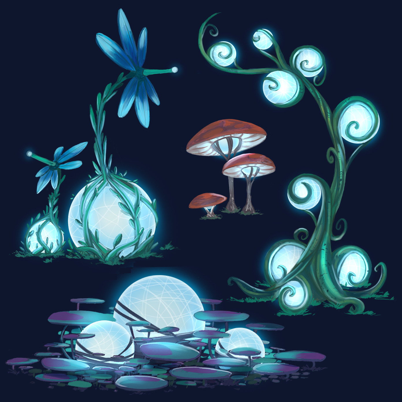 ArtStation - Plants Concept