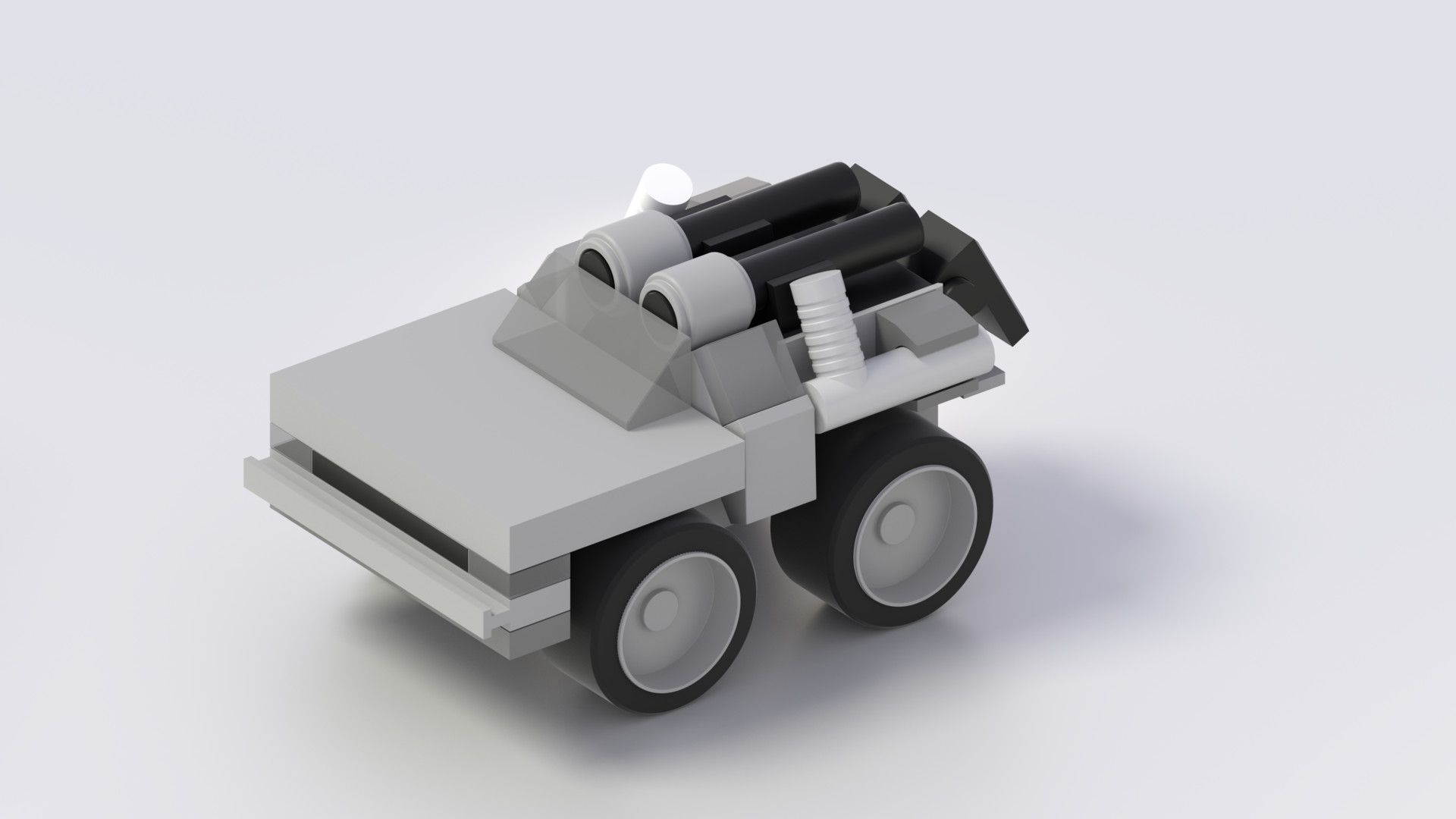 ArtStation - Tiny deLorean