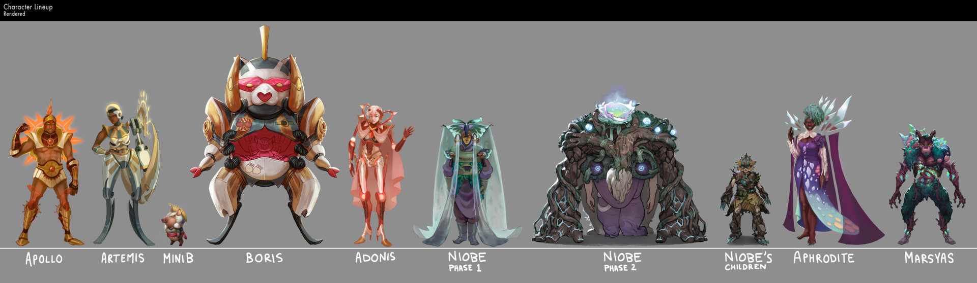 ArtStation - Permadeath Character Line-up