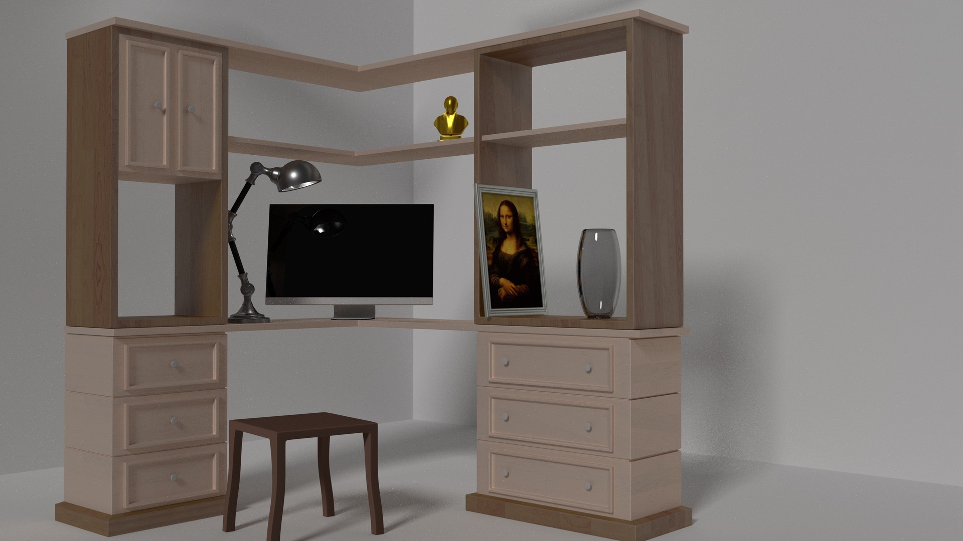 ArtStation - Home Office Scene