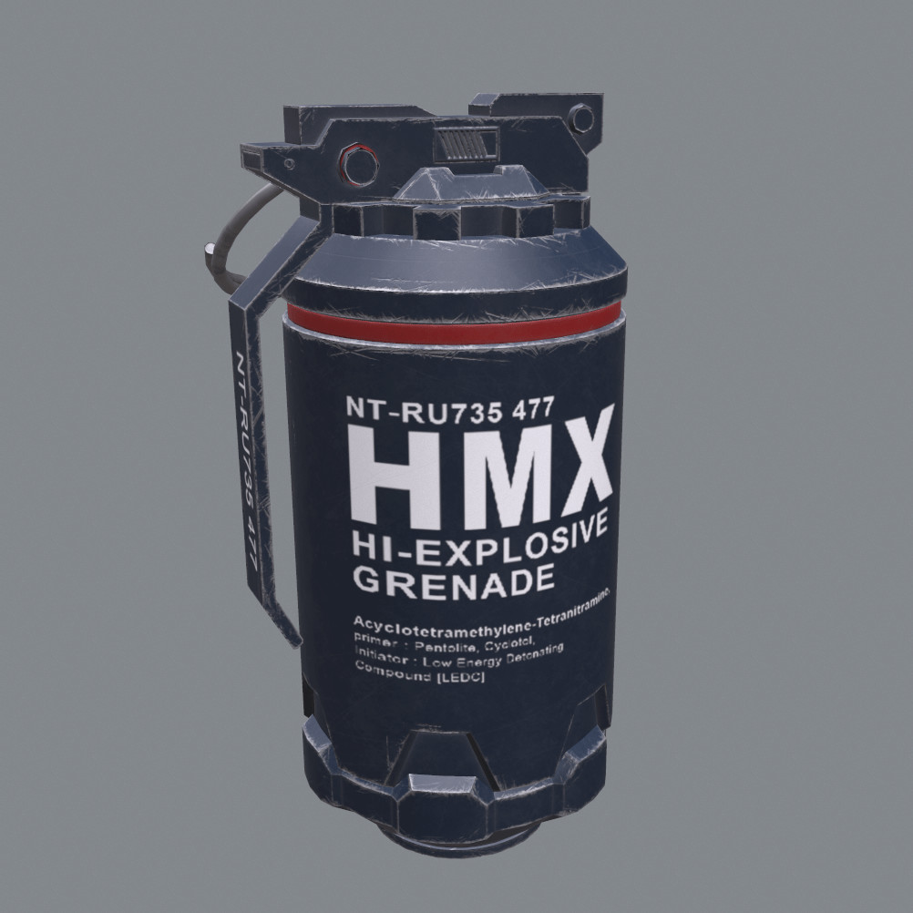 ArtStation - MHX Scifi Grenade