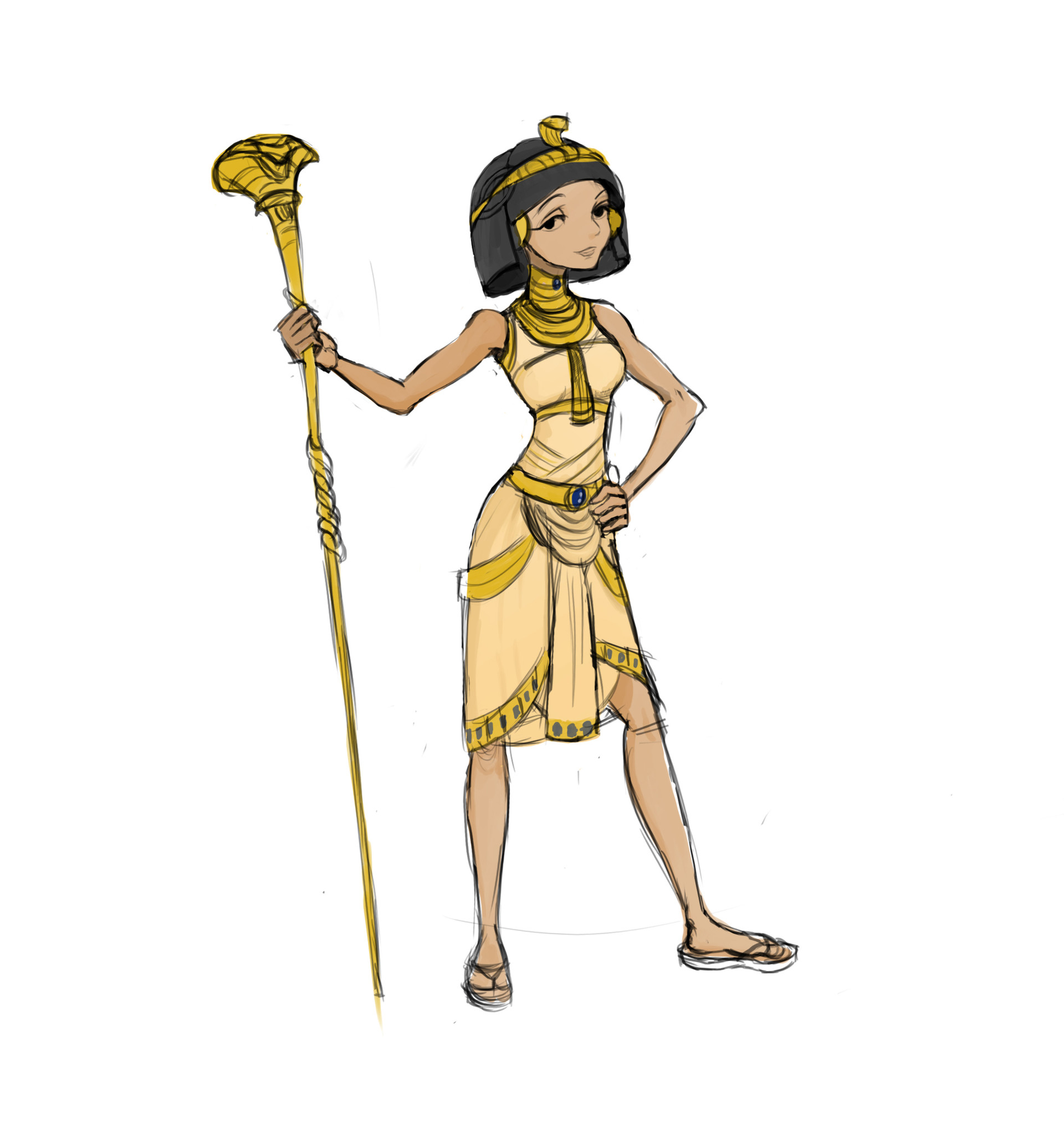 ArtStation - Character Design - Cleopatra