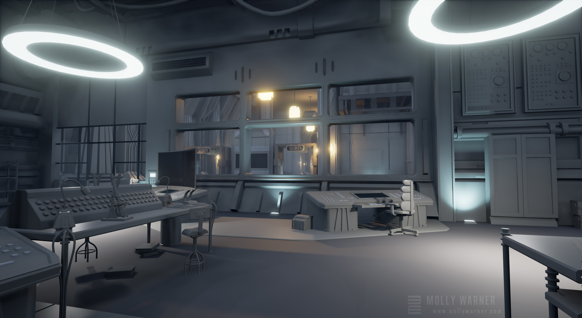 ArtStation - Research Lab Level (Gray-box)