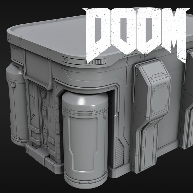 ArtStation - Doom Outbreak Specimen Tank