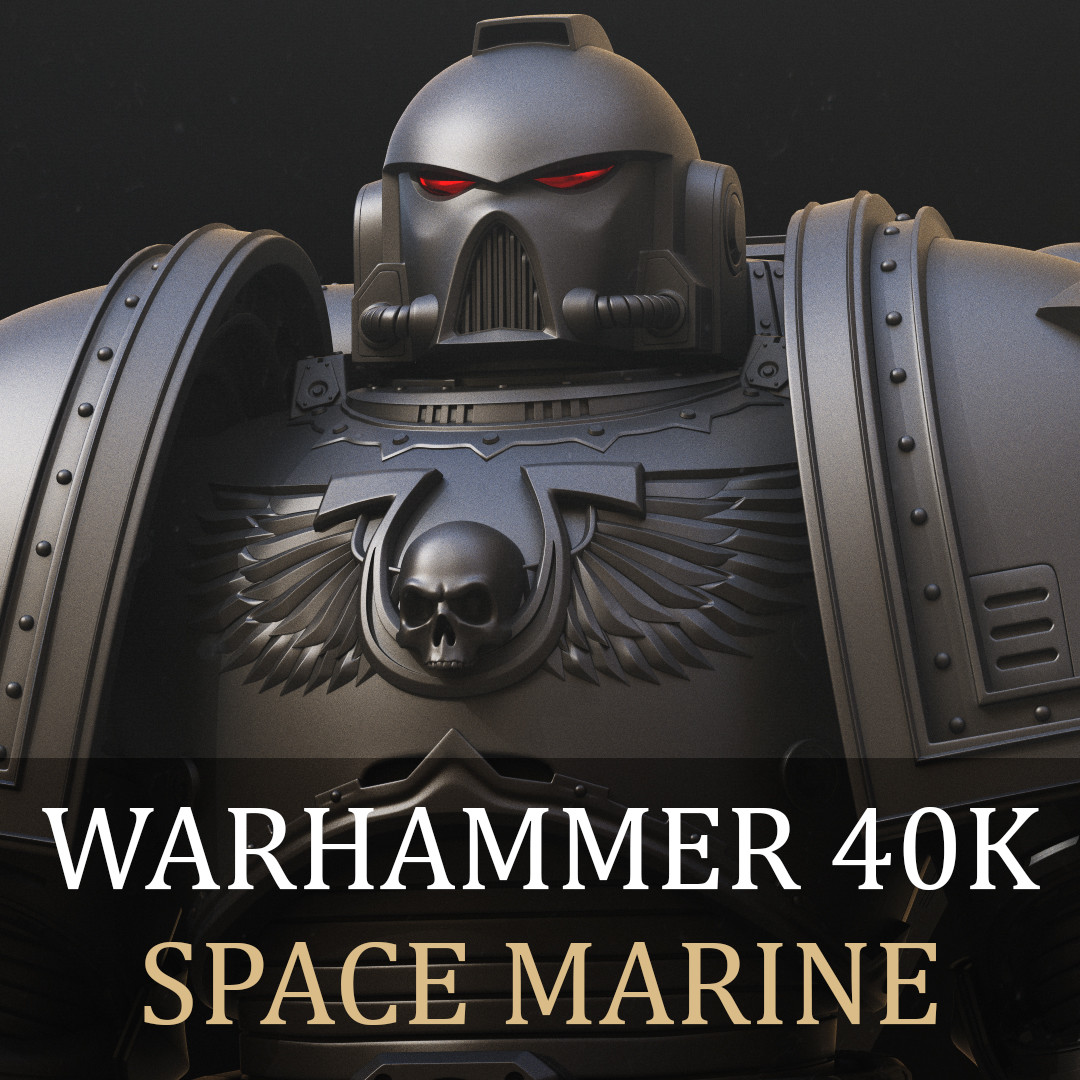 ArtStation - WIP - WARHAMMER 40K : SPACE MARINE & BOLT PISTOL