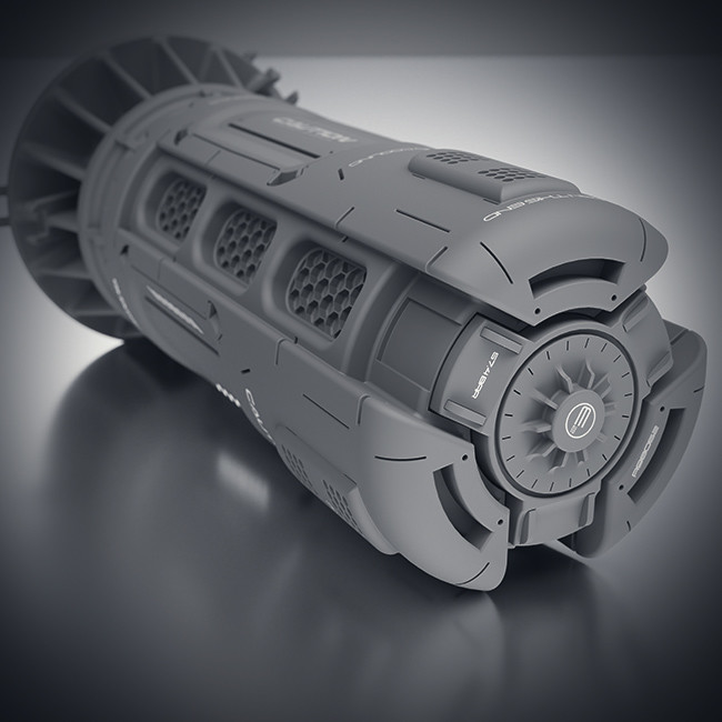 ArtStation - Sci-fi mini cooling unit