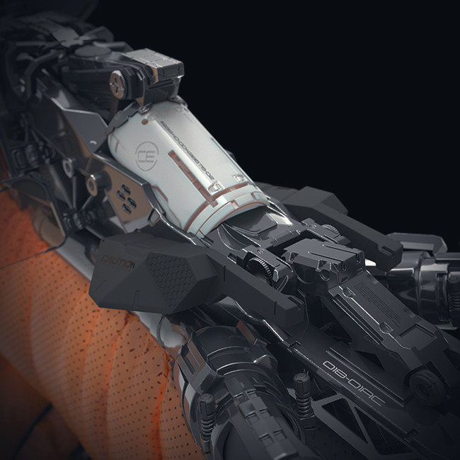 ArtStation - Nitrogen gun 3d model