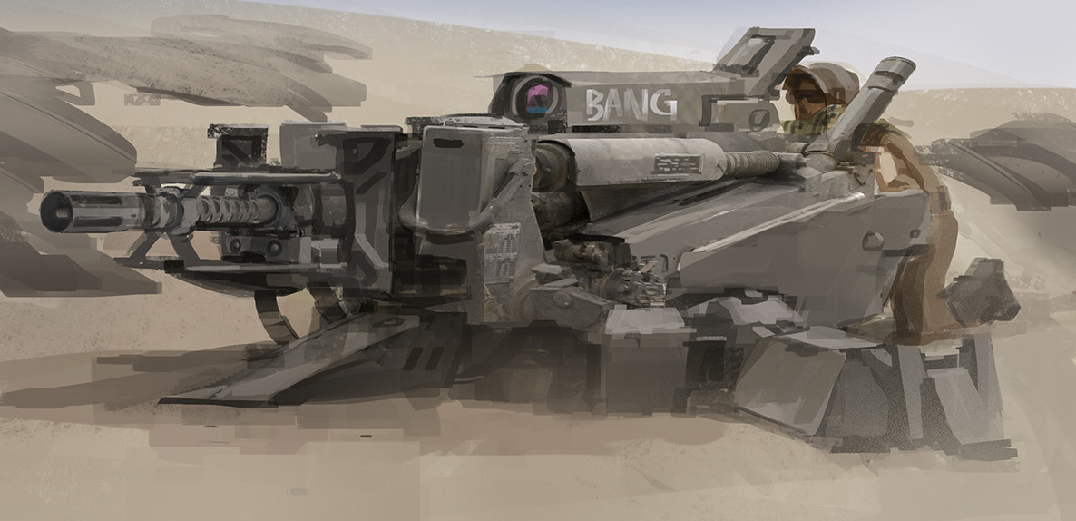 ArtStation - machine gun