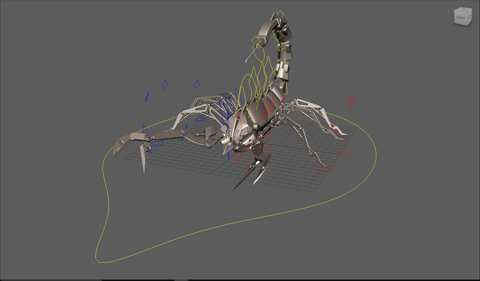 ArtStation - Mech Scorpion Rig