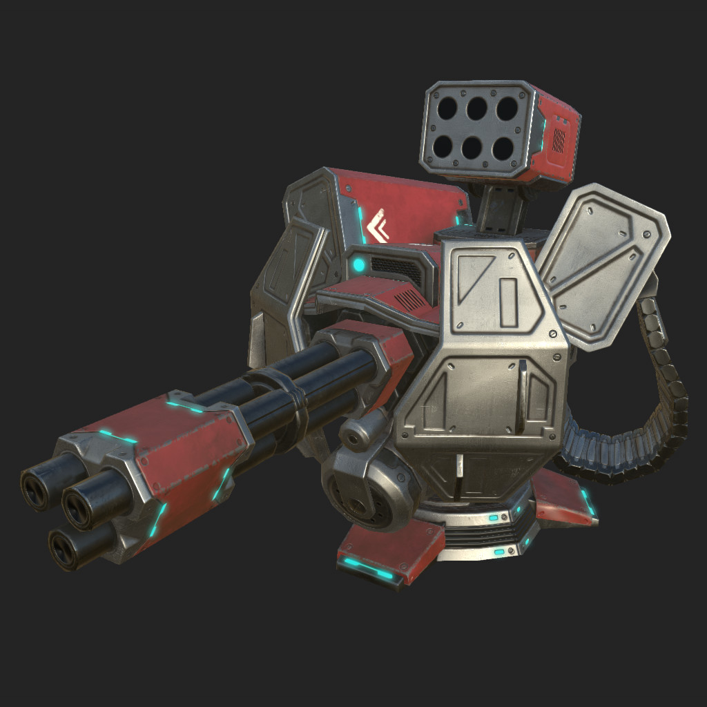 ArtStation - Sentry Gun