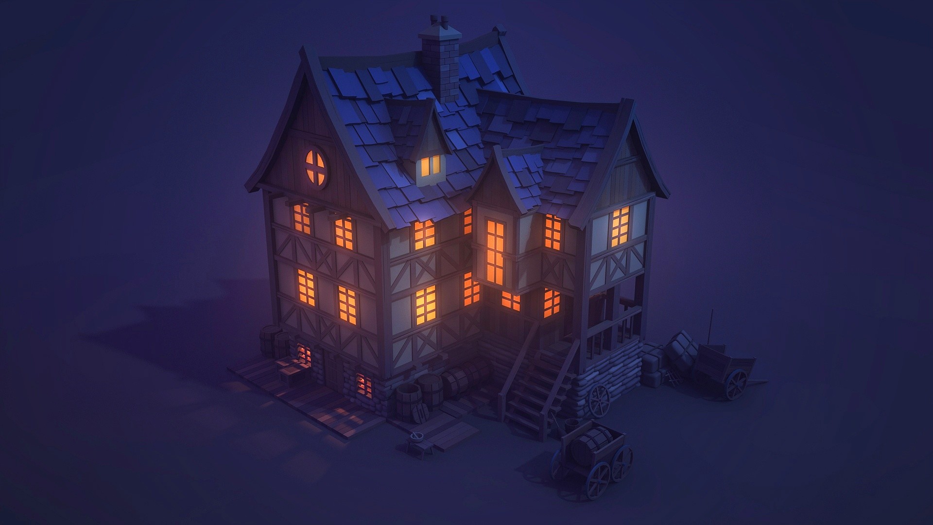 ArtStation - Iso-House Presentation Video