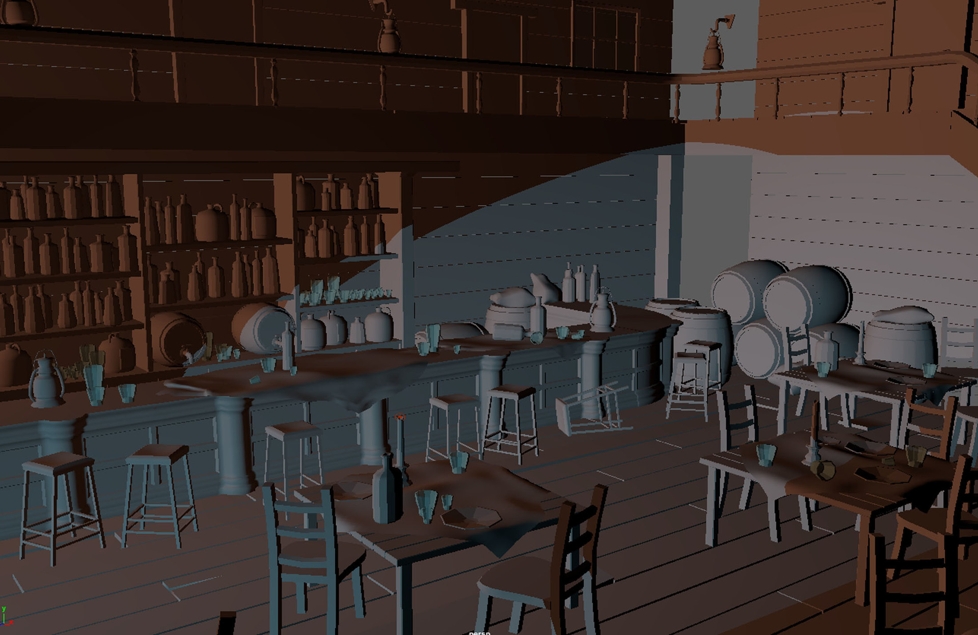 ArtStation - Environment: Saloon