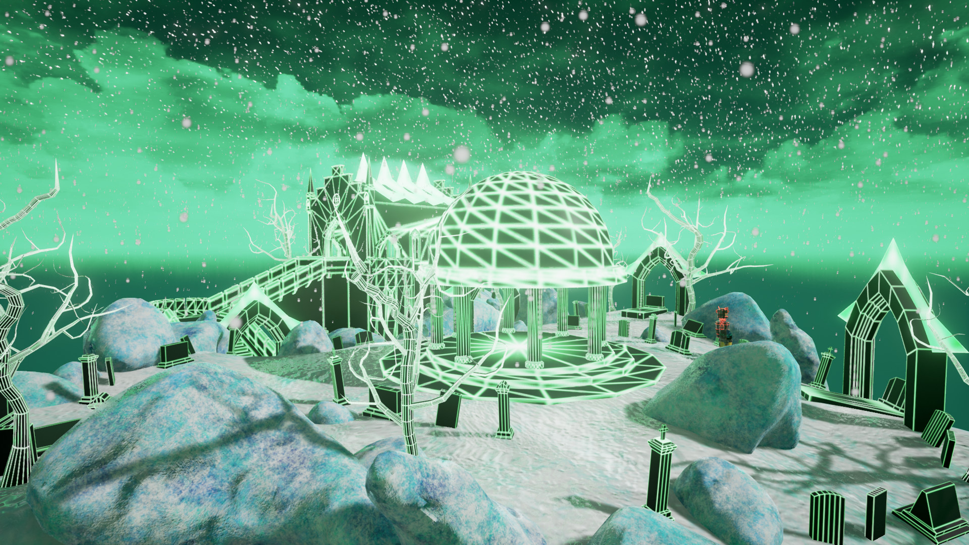 ArtStation - Neon Graveyard